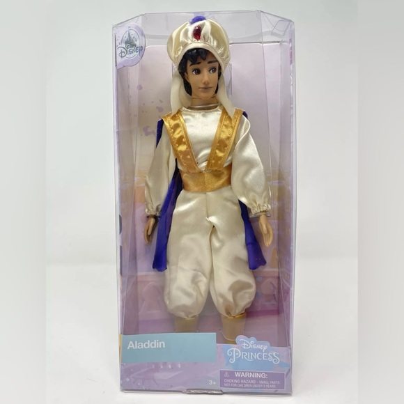 Disney | Toys | Disney Store Aladdin Prince Ali Doll White And Gold ...